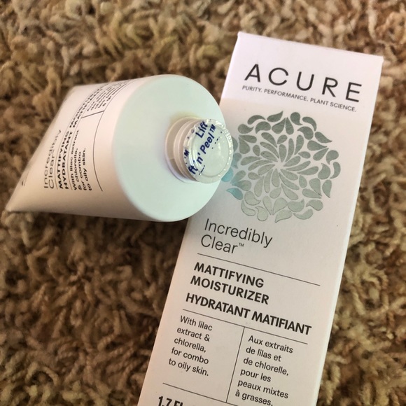 Makeup | Acure Incredibly Clear Mattifying Moisturizer | Poshmark